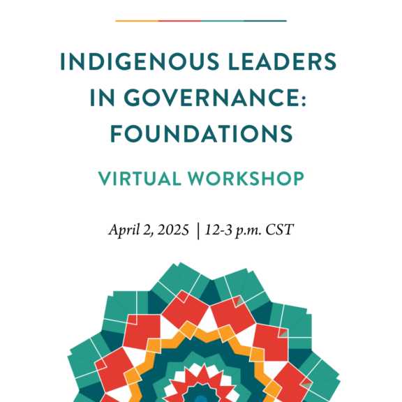 Indigenous Leaders in Governance: Foundations Workshop - Native ...
